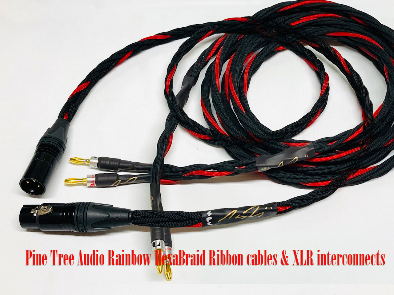 Pine Tree Audio Rainbow HexaBraid Ribbon cables & XLR interconnects by ...