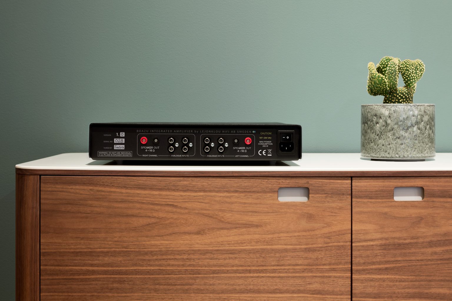 The Lejonklou Boazu 2.0 integrated amplifier by Dave Abramson